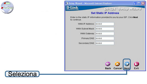 D-Link DI-524 Router wireless AirPlus G Manuale Configurazione Adsl