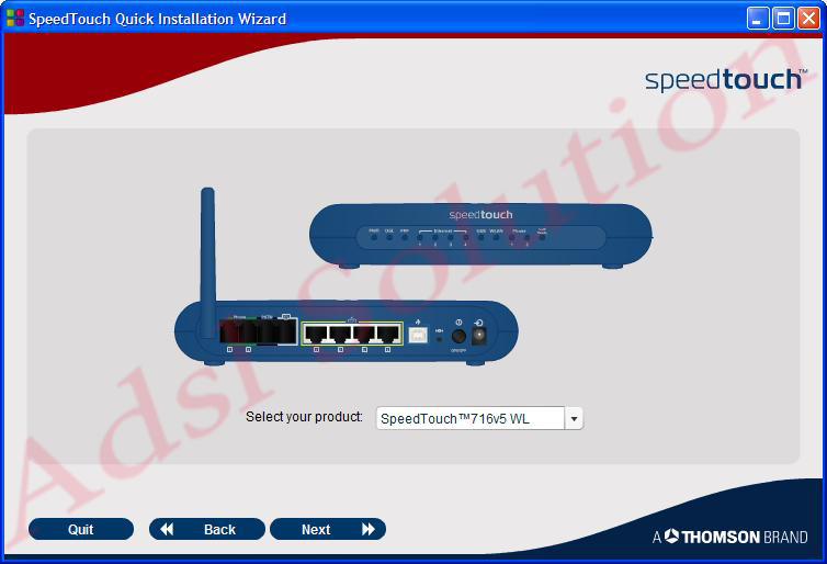 SpeedTouch 585(v6) Configurazione Adsl da CD